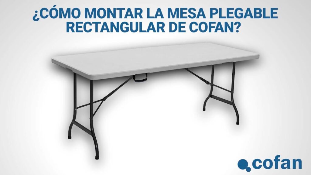 Monta fácilmente una mesa desmontable: Guía paso a paso - BricoGenial